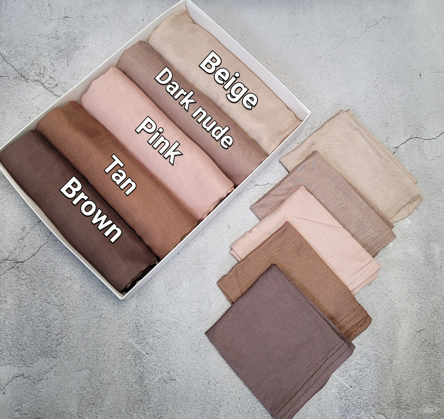 Matching Modal Hijab & Cap set – Kay collection