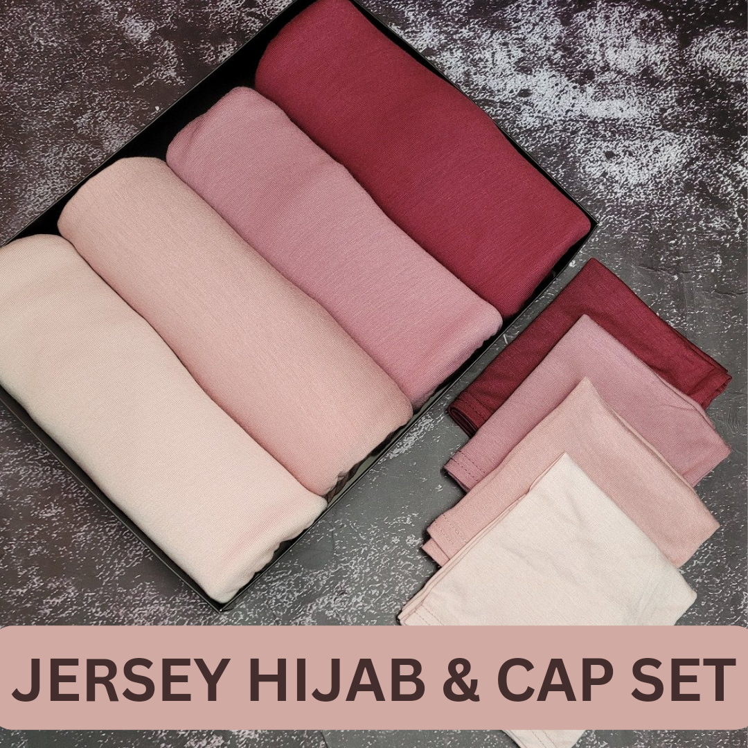 Jersey hijab and cap sets – Kay collection